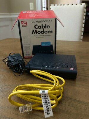 Zoom Cable Modem 3.0 Series 1094 Model 5341J TESTED WORKS 726947110793 ...