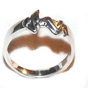 Sterling Silver Kama Sutra Naked Lady Ring | eBay