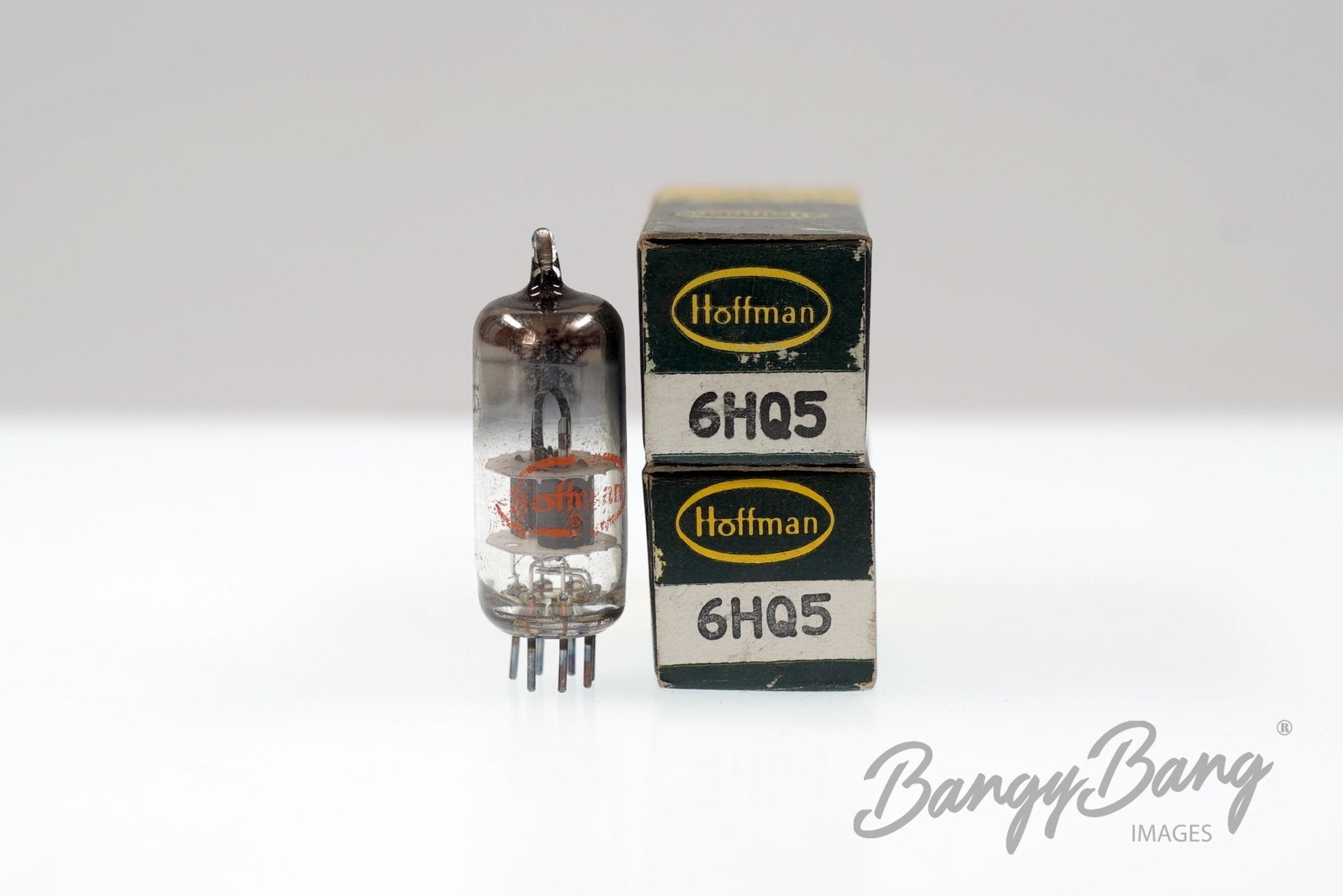 2 Vintage Hoffman 6HQ5 VHF Amp. Triode Color TV Tube Valve- BangyBang ...