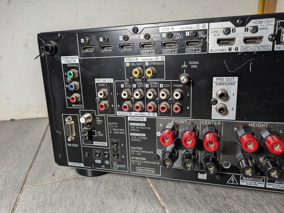 Pioneer Elite SC-LX501 Home Theater Surround Sound AV Receiver Dolby ...