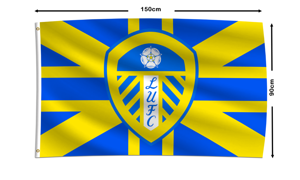 Leeds United Flag 3X5 Ft Banner The Whites Fans Room Garage Decoration ...