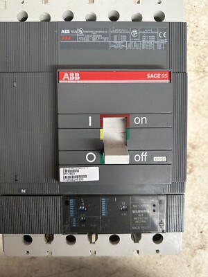 ABB SACE S5 S5N 4 Pole Circuit Breaker Unit 600V E93565 | eBay
