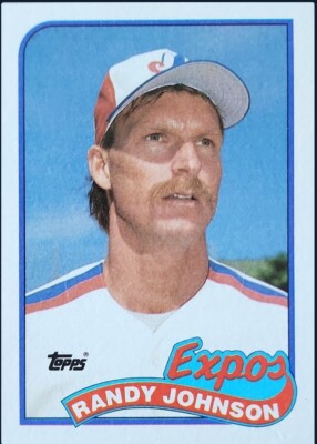 1989 Topps Randy Johnson Rookie RC #547 Expos | eBay