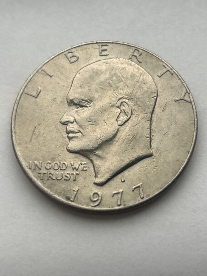 1977 D Silver Dollar Liberty Eisenhower Coin | eBay