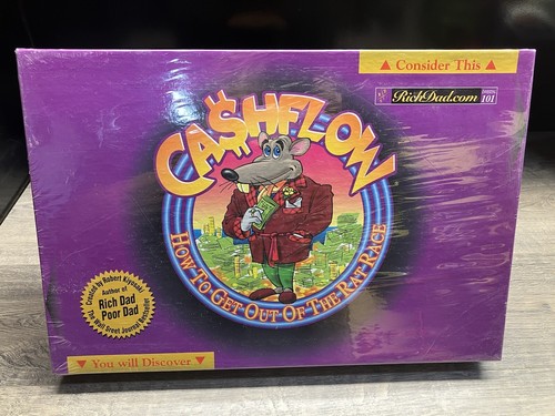 NEW Sealed Cash Flow 101 Game, How To Get Out Of The Rat Race Rich Dad ...