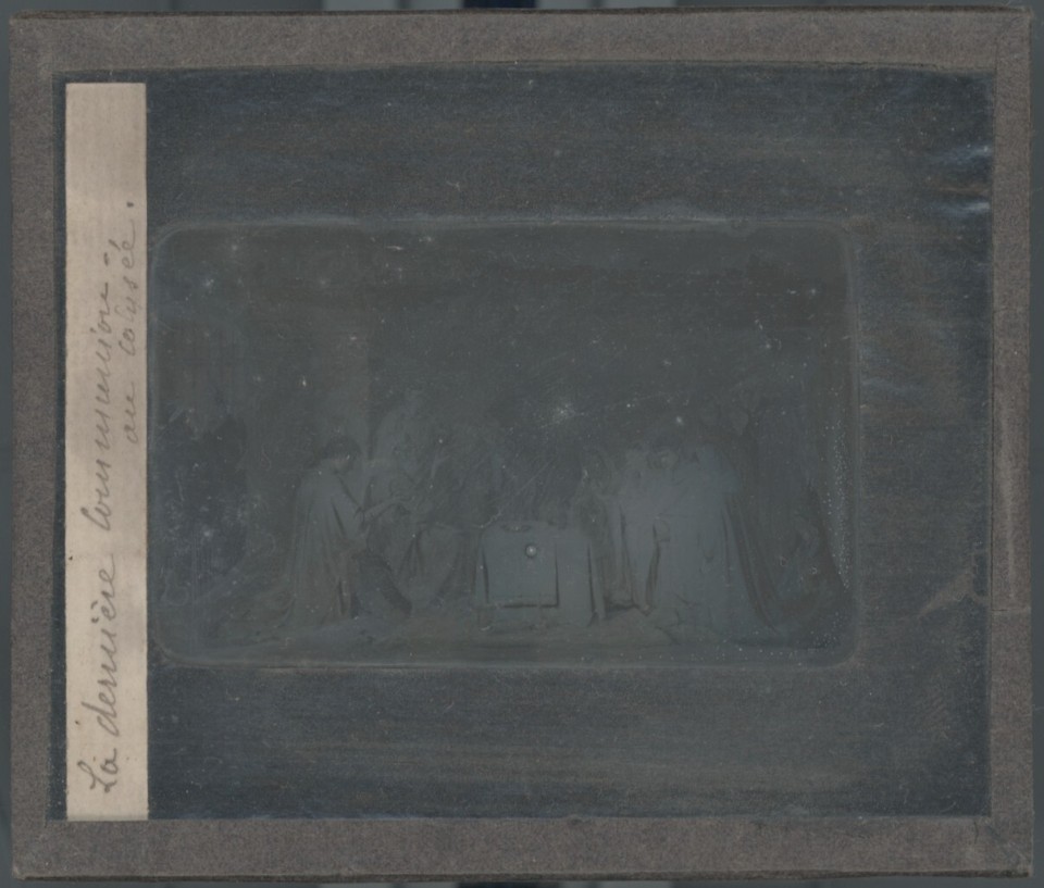 Colosseum, Rome Italy, Glass Plate Drawing, Black & White, Positive 8 ...