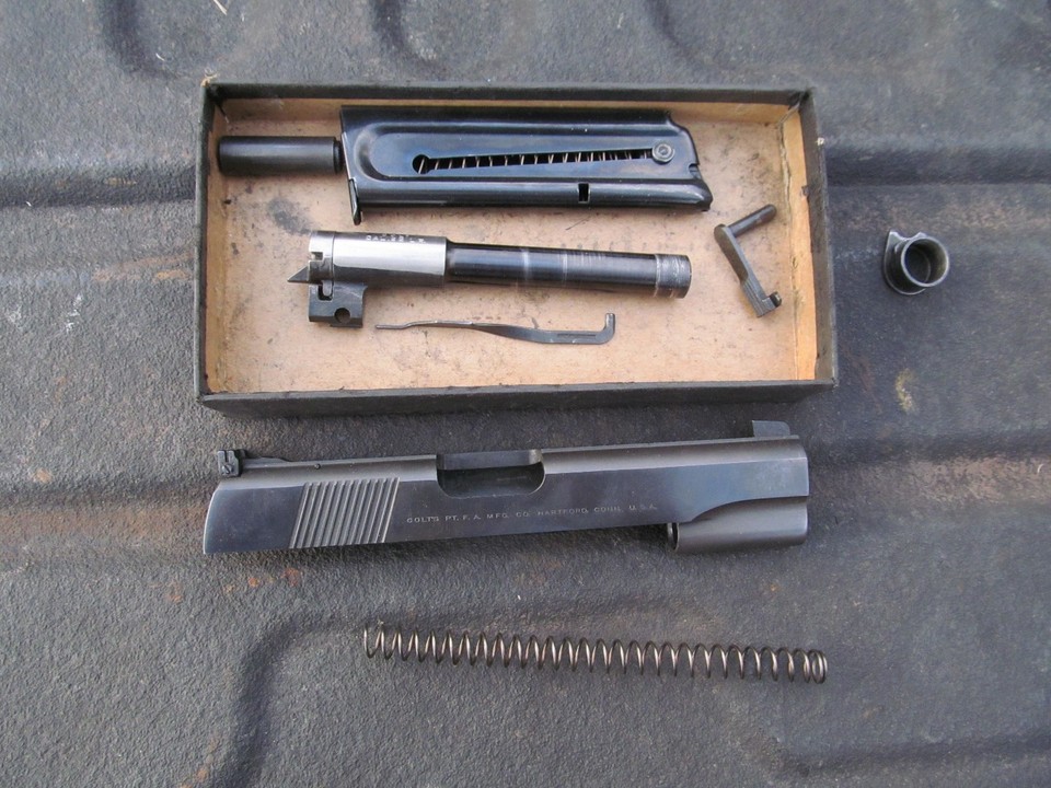 Vintage Colt 1911 Ace Conversion Kit .22 LR Wood Grain Box | eBay