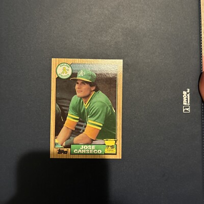 RARE 1 of 1🔥 JOSE CANSECO TOPPS 1987 MULTIPLE MISPRINTS & OFFCENTER ...
