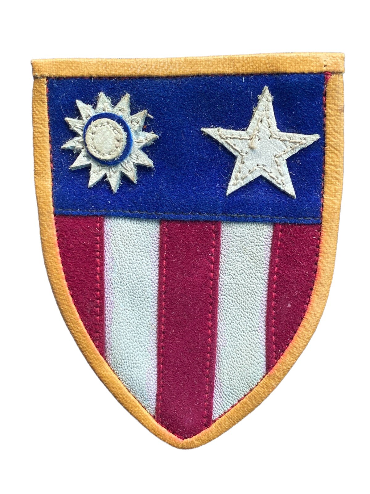 WW11/ WW2 US Army Air Force CBI Flying Tigers Leather Patch USAAF ...