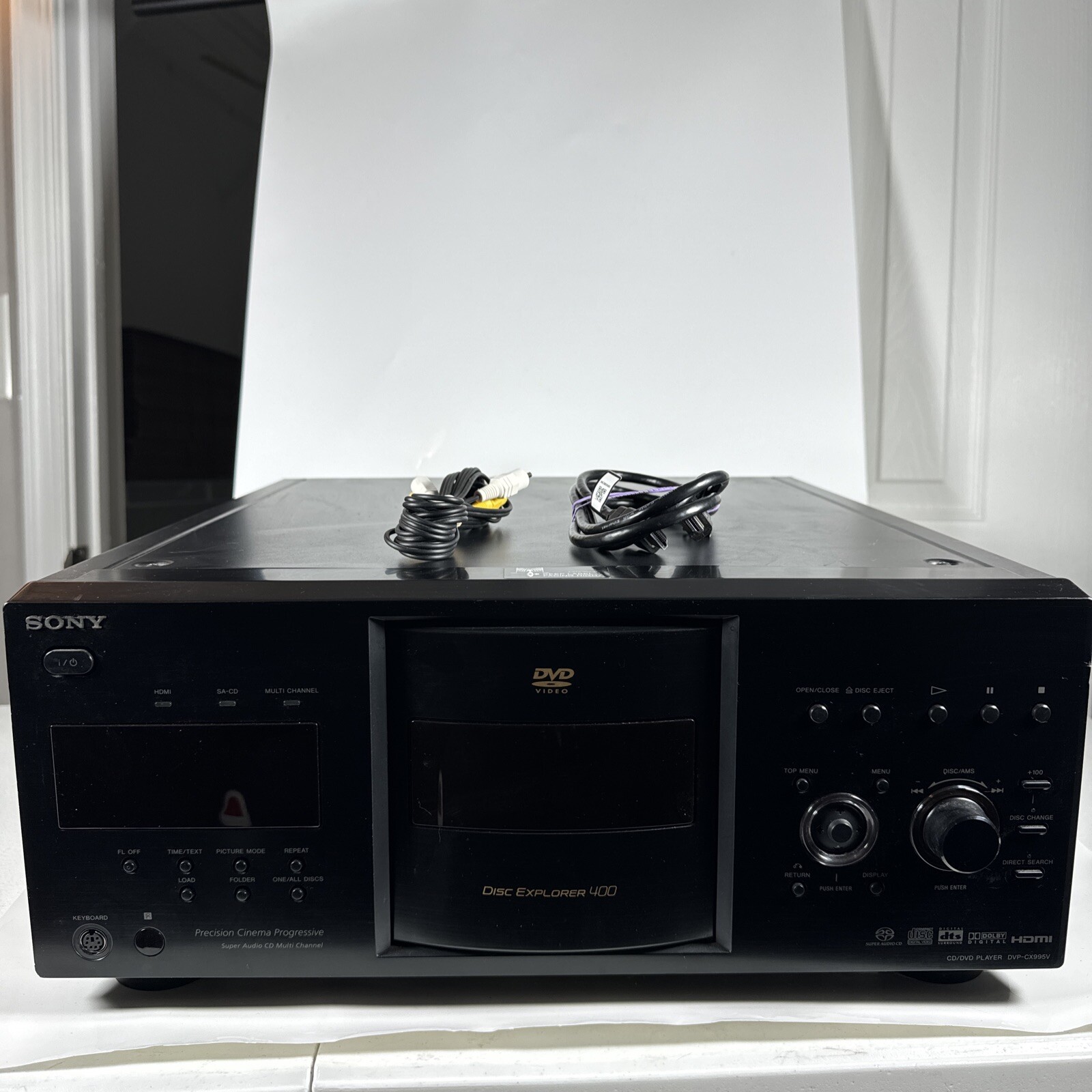 Sony DVP-CX995V HDMI Mega Storage 400-Disc Super Audio CD/DVD Player ...