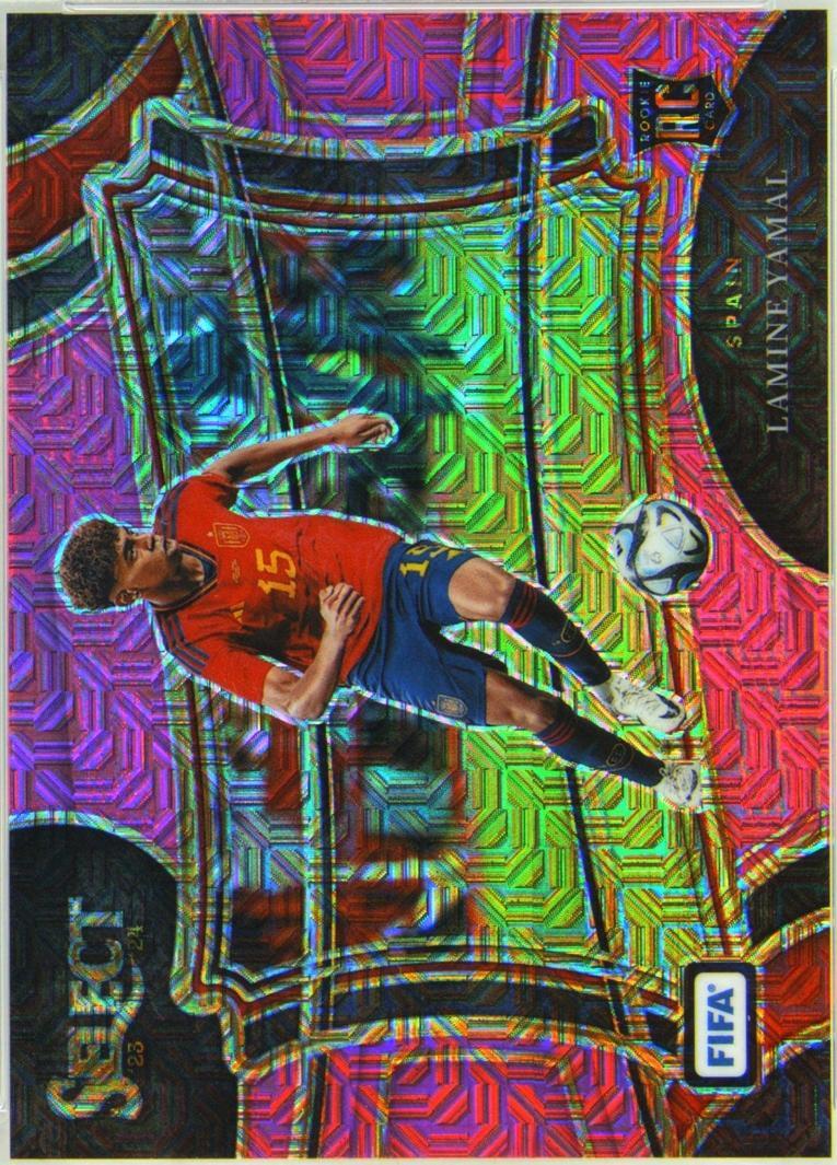 2023-24 Panini Select FIFA - Field Level Lamine Yamal #210 Pink Mojo ...