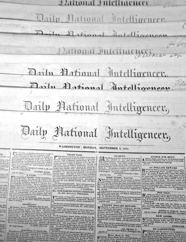 SLAVERY - NAT TURNER - GARRISON - ABOLITION 1831-1836 (9) NEWSPAPERS | eBay