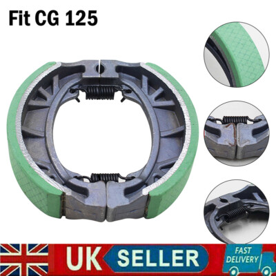 New Fit For Honda CG125 CG 125 Front & Rear Brake Shoes & Springs 1984 ...