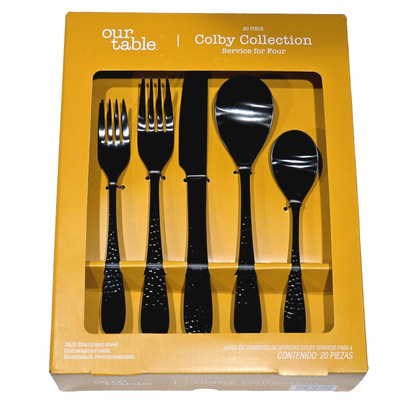 Our Table 20 Piece Colby Collection Service For Four Stainless Steel ...