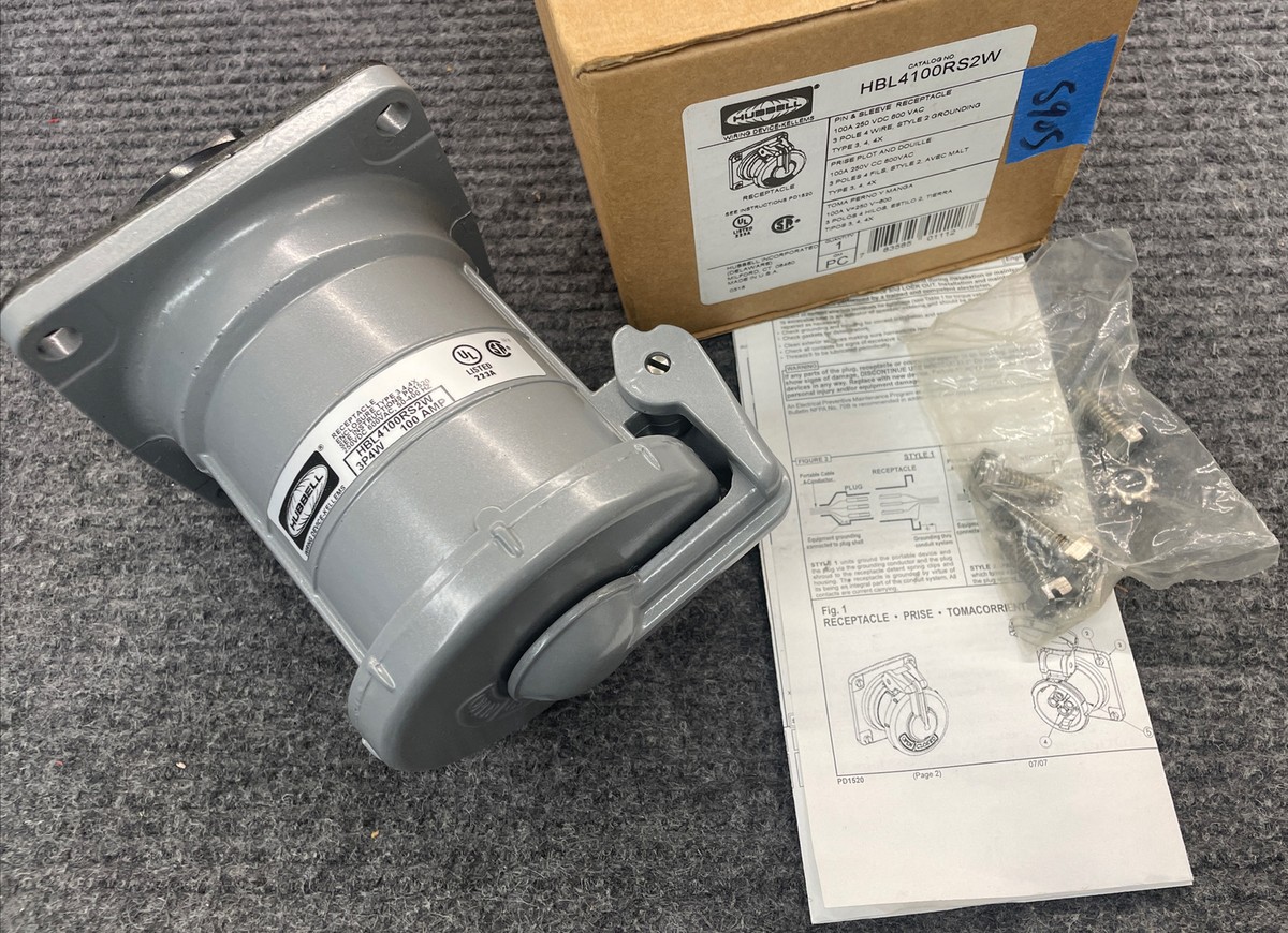 100a Generator Receptacle Onan: Hubbell Pin And Sleeve Generator