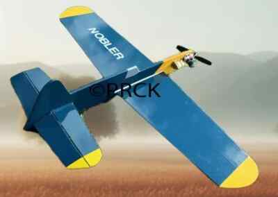 1/2A Nobler .049 Control Line 26" Wingspan RC Model Airplane Printed ...