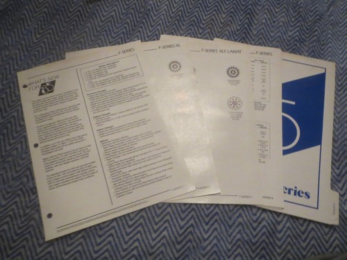 1985 FORD F150 F250 F350 DEALERSHIP SALESMANS DEALER ALBUM REFERENCE ...