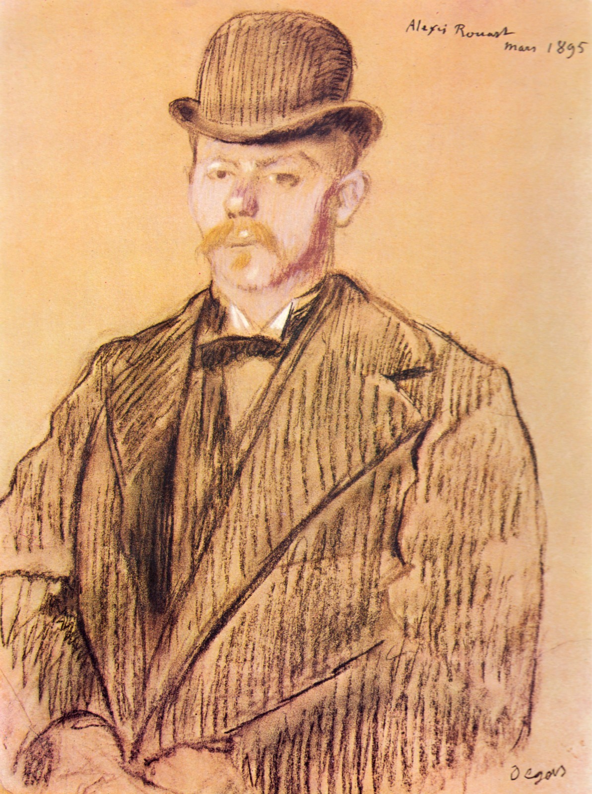 067 Edgar Degas - Ritratto Di Alexis Rouart 1895 - Giclée Arte Fine | eBay