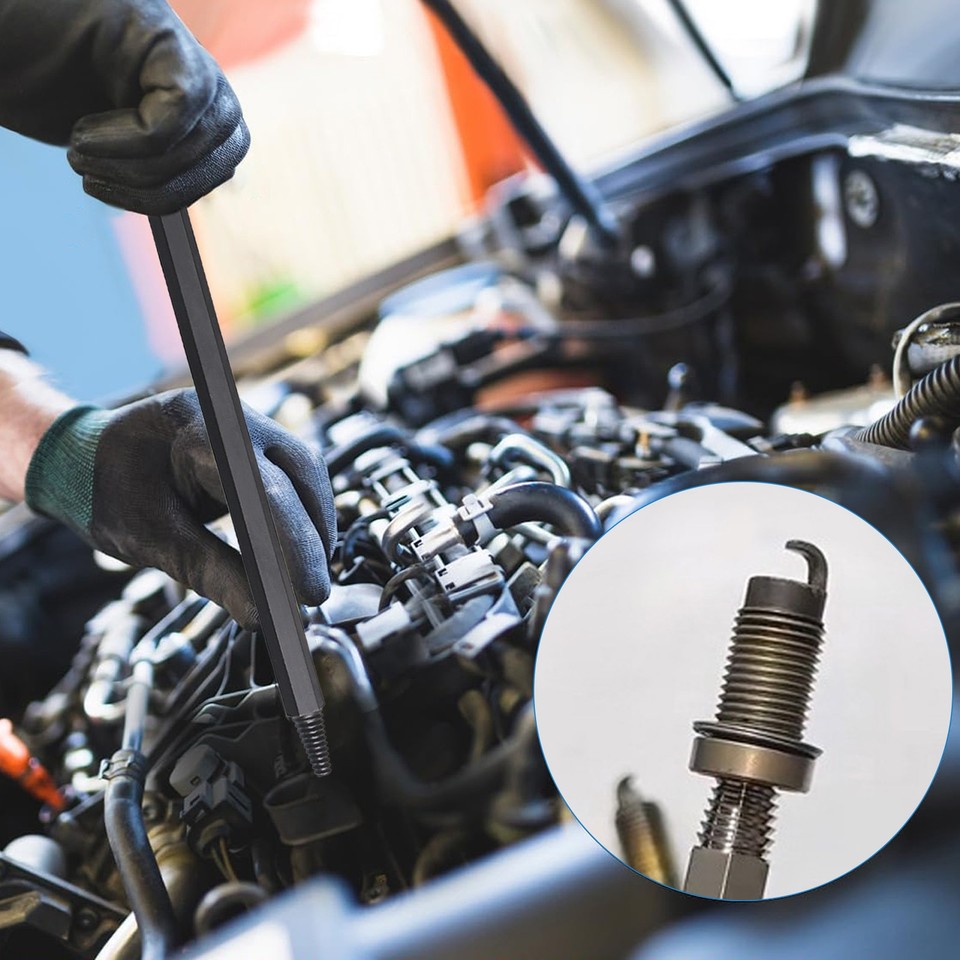 18.5cm Fracture Spark Plug Removal Tool, Damaged Spark Plug Thread Tap ...