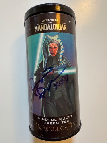 Signed Rosario Dawson AHSOKA / THE MANDALORIAN / STAR WARS Tea Tin | eBay