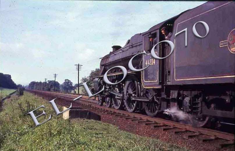Original 35mm Colour railway slide LMS Stanier Class 5 44814 Lickey ...