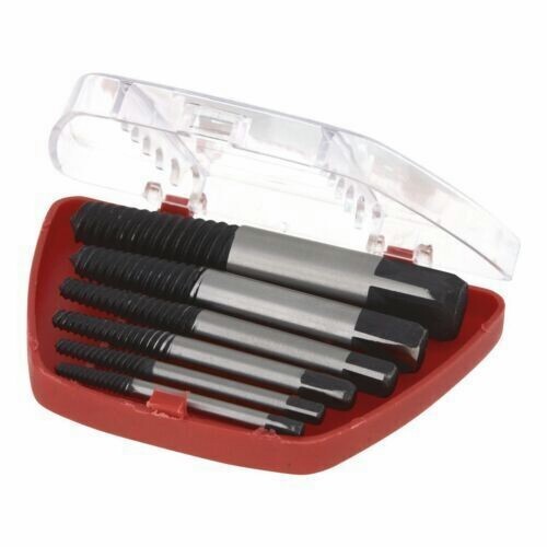 5PC EZY OUT Screw Extractor Set Easy Outs Broken damaged Screw Remover ...