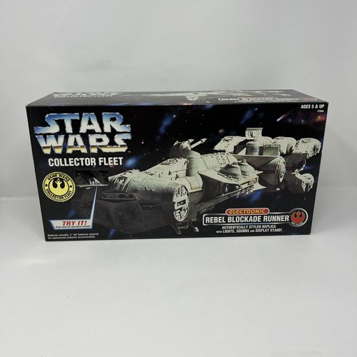 Star Wars Collector Fleet Kenner Electronic Rebel Blockade Runner Open ...