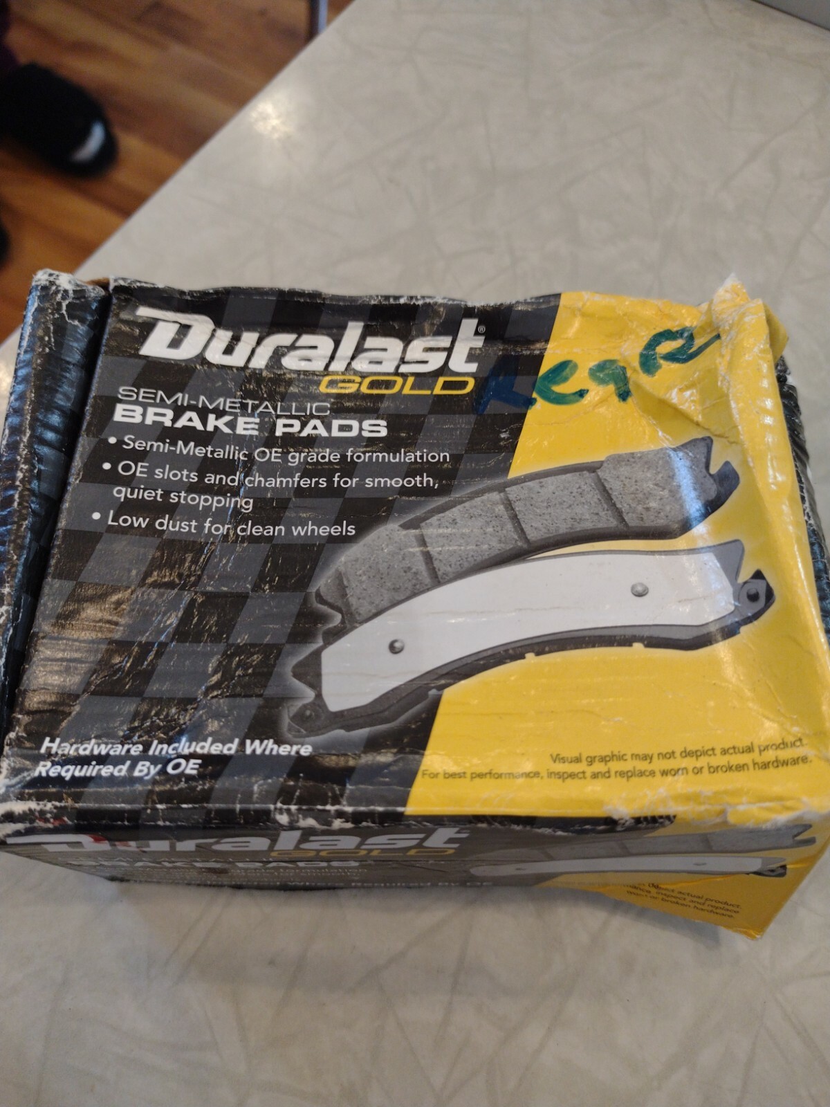Duralast Gold Ceramic Brake Pads DG1640 8 pads (2 sets) for sale online ...