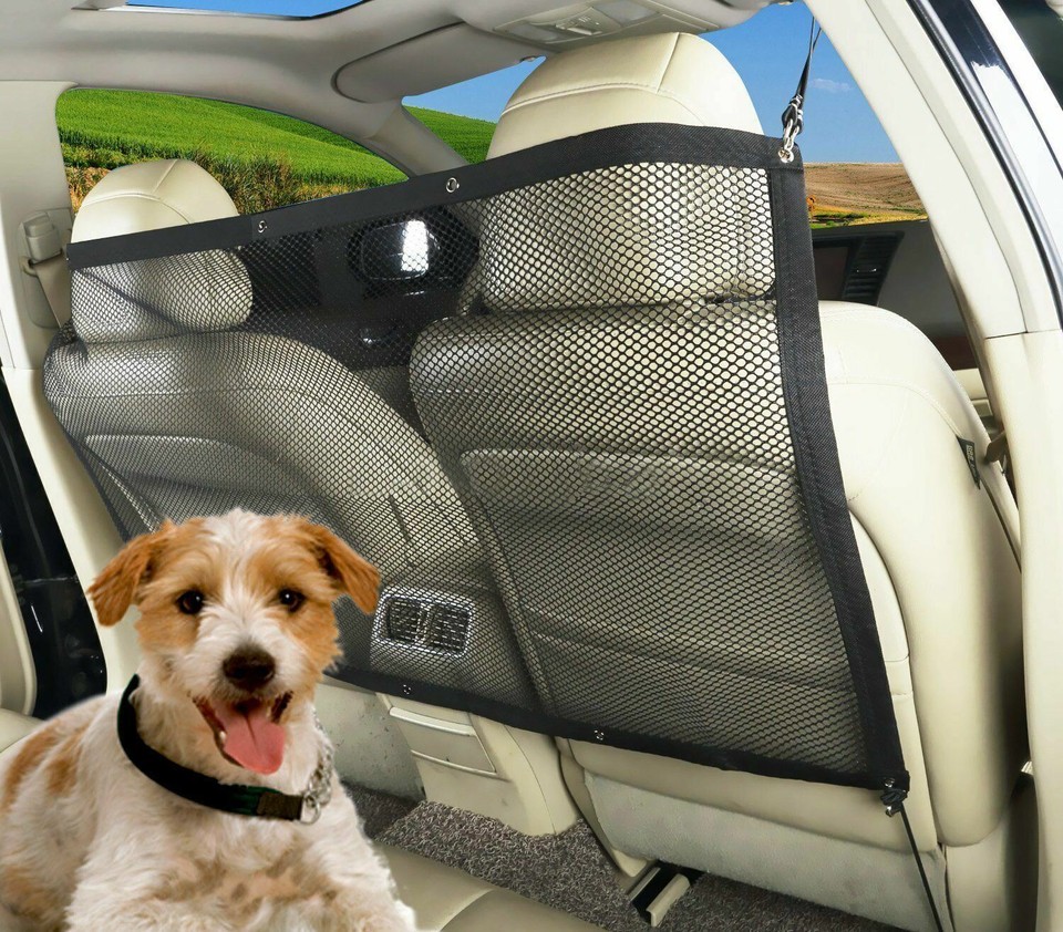 Zone Tech Vehicle Travel Pet Dog Car Back Seat Net Mesh Barrier 47 x 24 ...