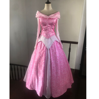 Sleeping Beauty Aurora Cosplay Pink Costume Princess Dresses | eBay