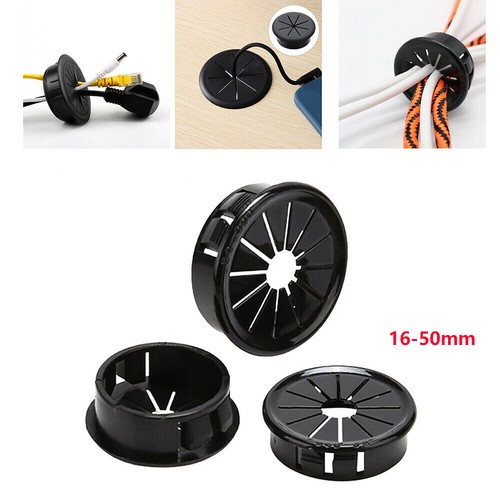Wall Hole Plastic Cable Hole Cover Round Wire Tidy Grommet Pipe Hole ...