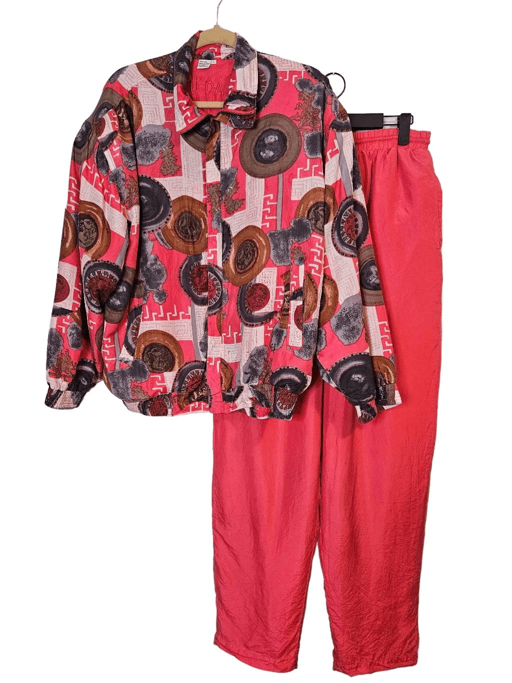 FUDA 2 piece silk lounge set. Size L. Vintage. | eBay