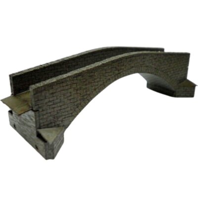 N Gauge Road Bridge Wooden Kit - Single Track Stone Built Ancorton ...