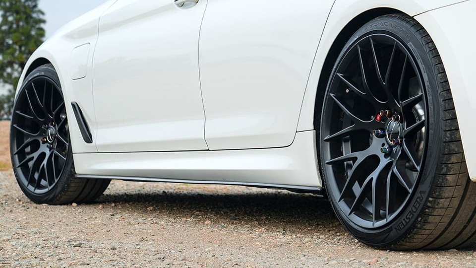 18" AVANT GARDE M359 BLACK CONCAVE WHEELS RIMS FITS BMW E60 528 530 535 ...