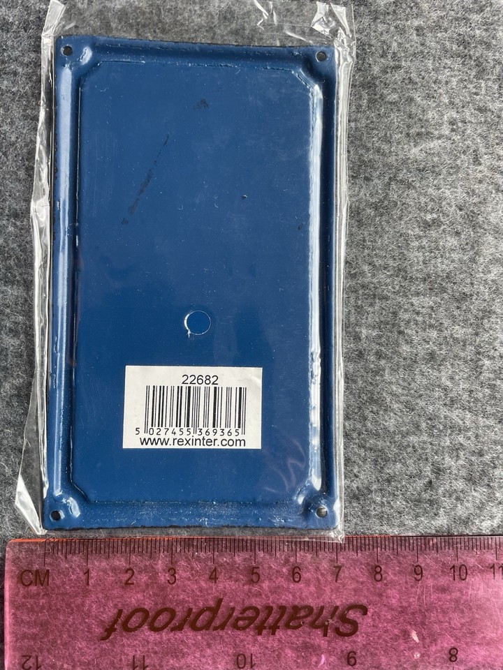 Vintage French Style, Enamel, House Number 8, Blue/White | eBay UK