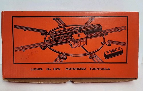 Lionel Postwar O 375-65 Turntable Empty Box - Very nice | eBay