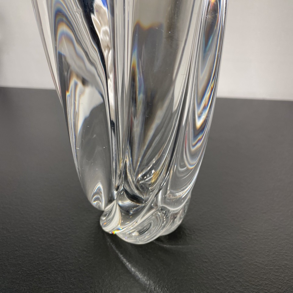 Vintage Orrefors Edvin Ohrstrom Signed Waterfall Swirl Vase Limited ...