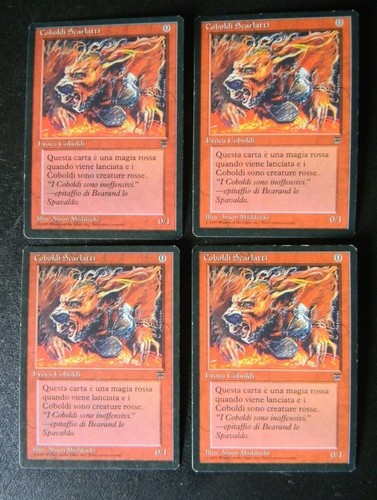 CRIMSON KOBOLDS : MTG : ITALIAN LEGENDS : NEAR MINT : 1994 : (PRICE PER ...
