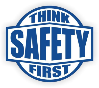 Think Safety First Sticker Decal | eBay