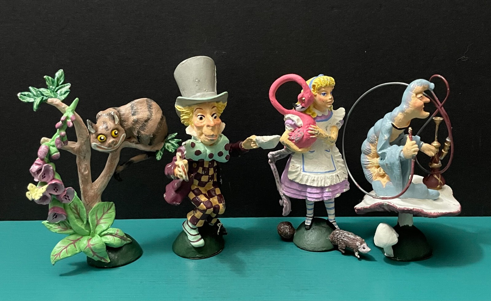 Hamilton Disney Collection Pewter 11 Alice in Wonderland Diorama Mini ...
