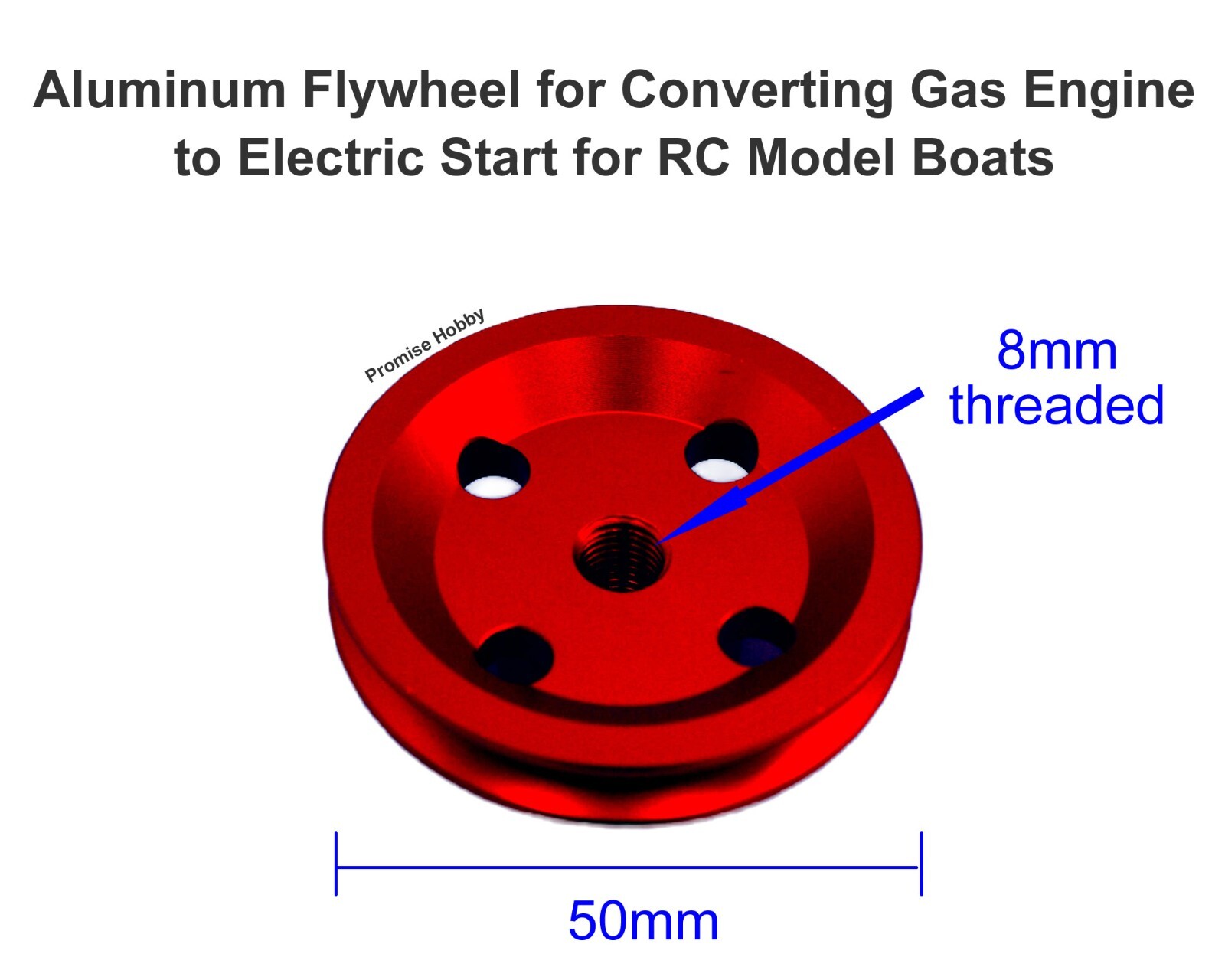 Aluminum Flywheel for Converting Gas Engine to Electric Start for RC ...