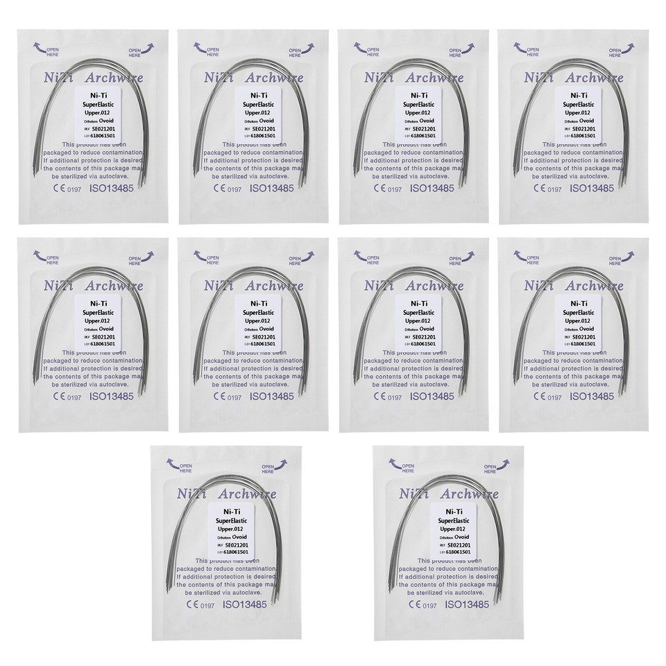 Dental Super Elastic Niti Round Arch Wires Arch Wire for Bracket Braces ...