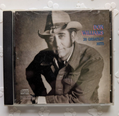 Don Williams 20 Greatest Hits Don Williams CD Used - 1987 Very Good 20 ...