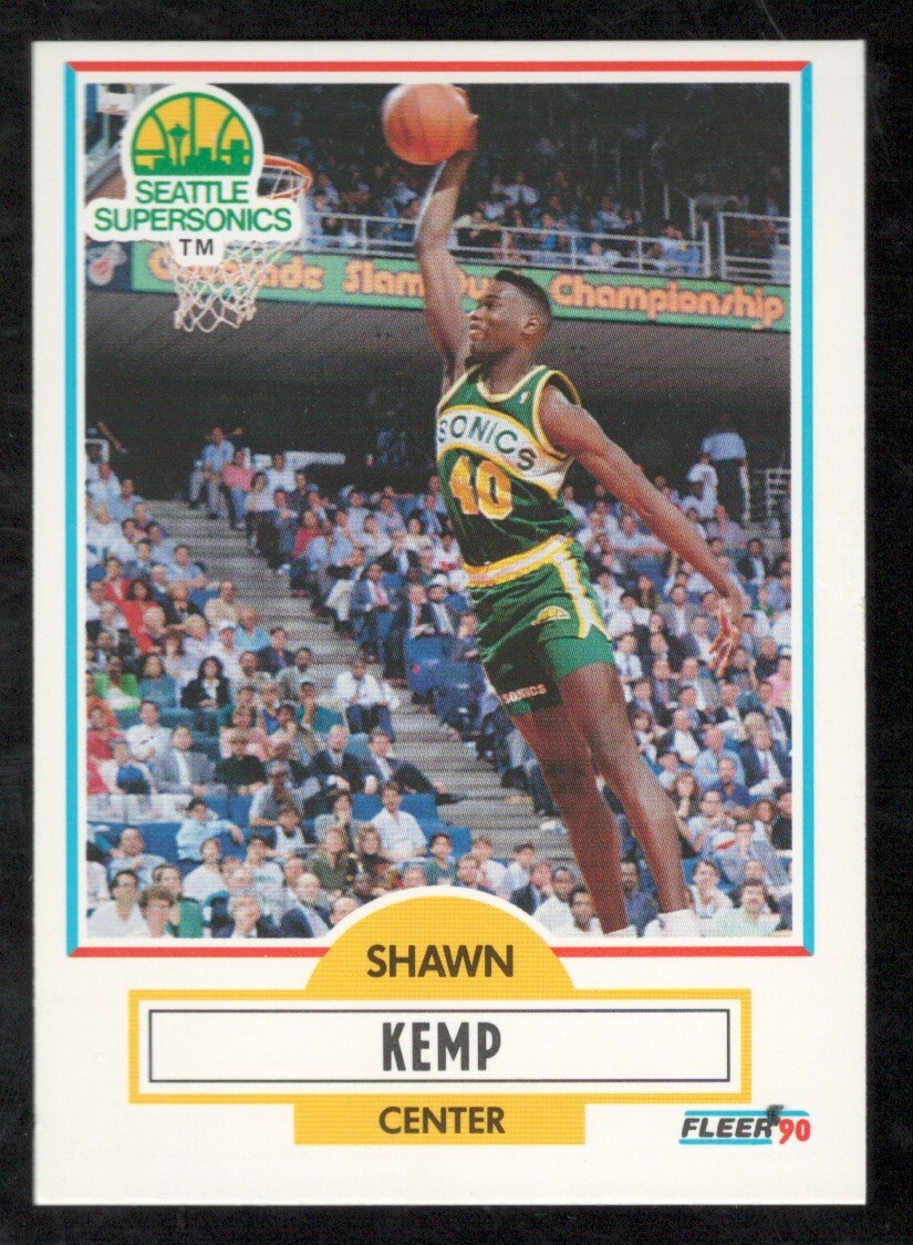 Shawn Kemp 1990-91 Fleer #178 RC Rookie Card | eBay