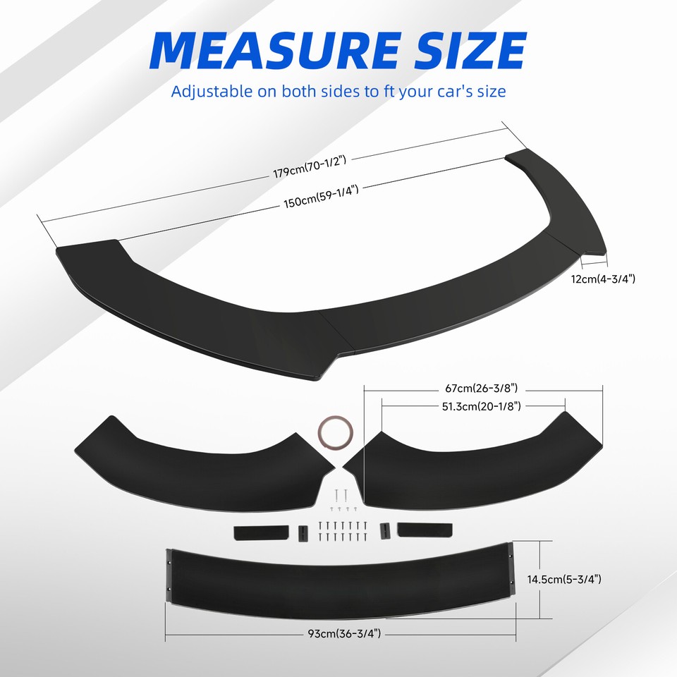 For Pontiac Firebird Trans Am Front Bumper Lip Splitter Chin Spoiler ...