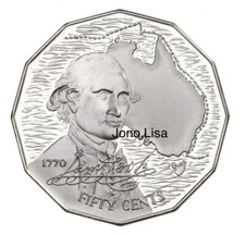 1970 Australian 50 Cent Coin - Captain Cook for sale online | eBay