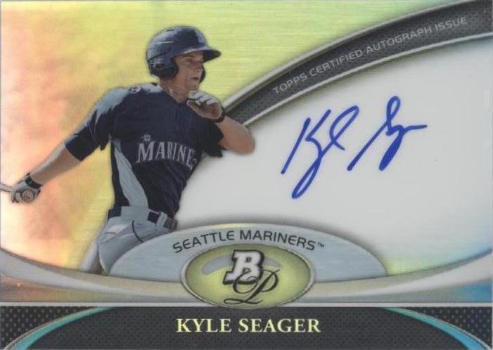 2011 Bowman Platinum - Prospect Autographs Kyle Seager #BPA-KS (AU, RC ...