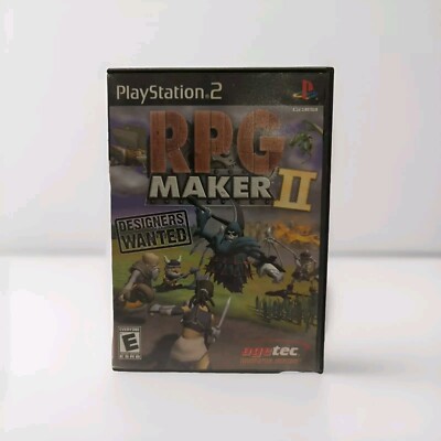 RPG Maker II (Sony PlayStation 2, 2003) PS2 Video Game - no book ...