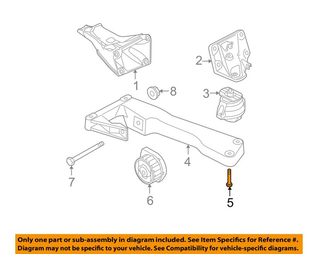 BMW 22326760945 Genuine OEM Factory Original Support Arm Bolt for sale ...