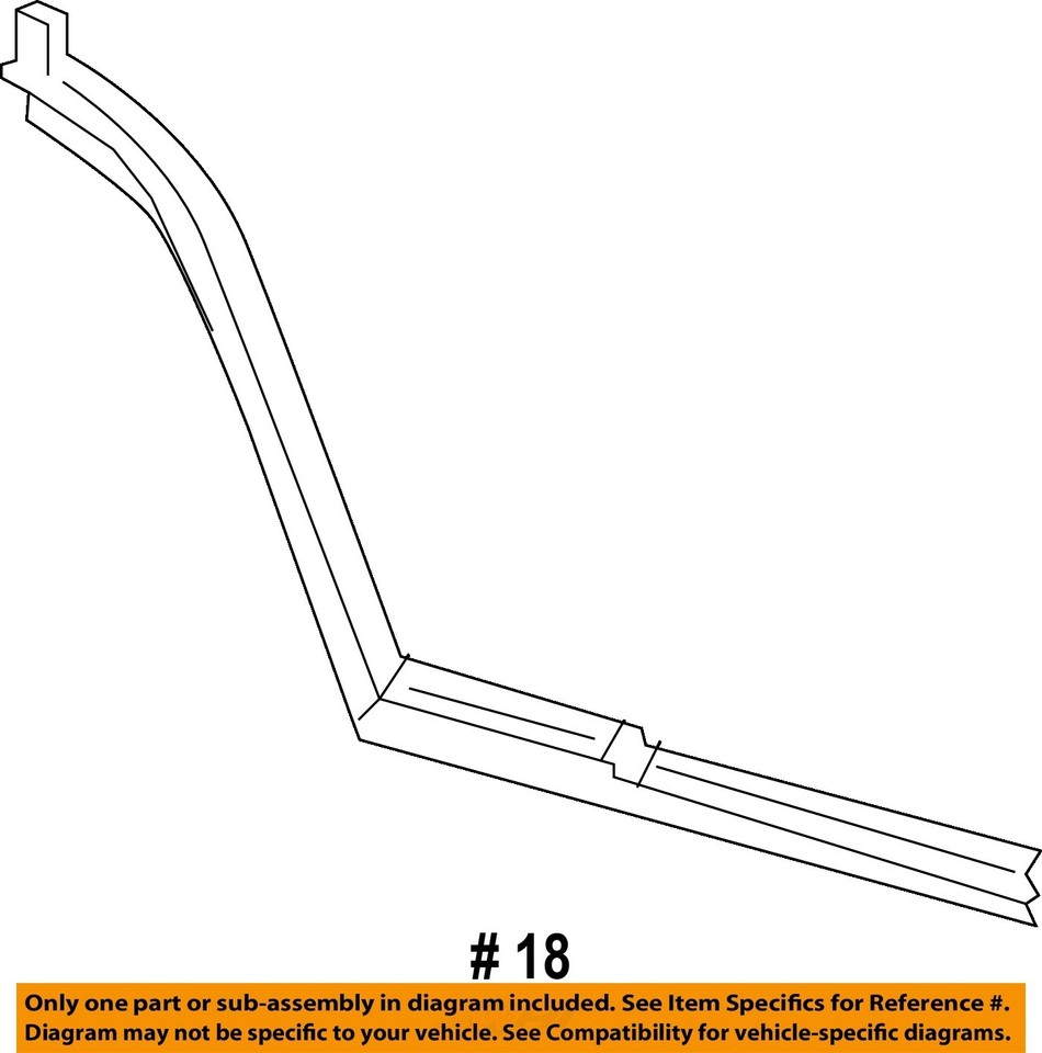 GM OEM 16-23 Camaro ConvertibleSoft Top Frame Components-Rear W'strip ...